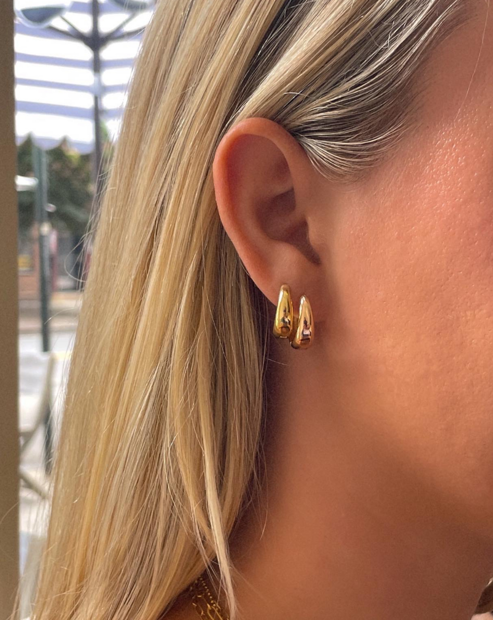 Timeless Hoops | Bubble and Bead